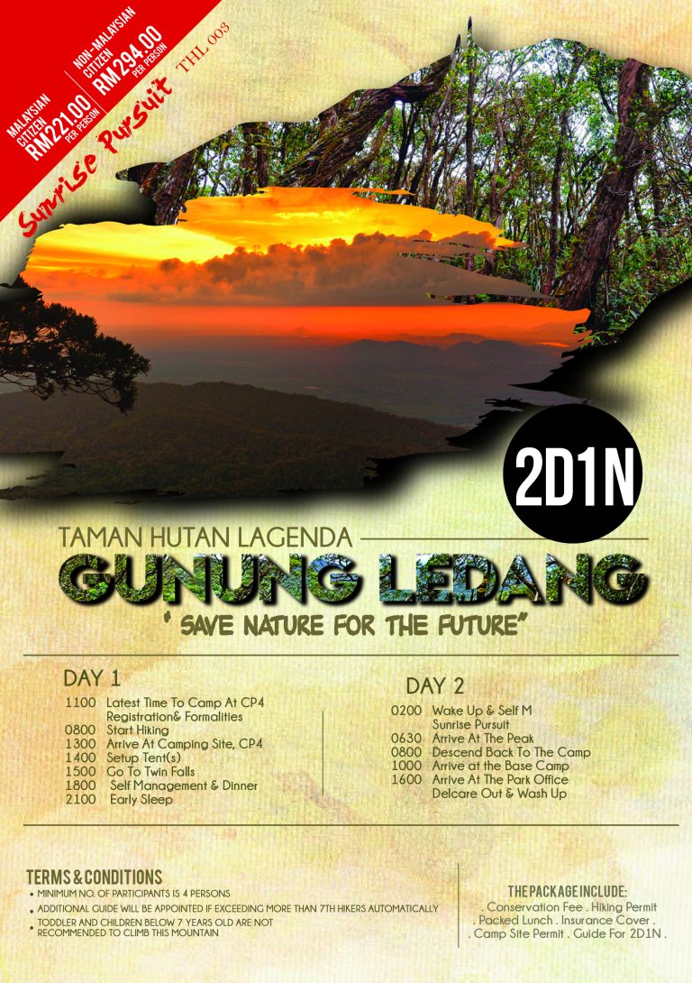 GUNUNG LEDANG PACKAGES - Johor National Parks