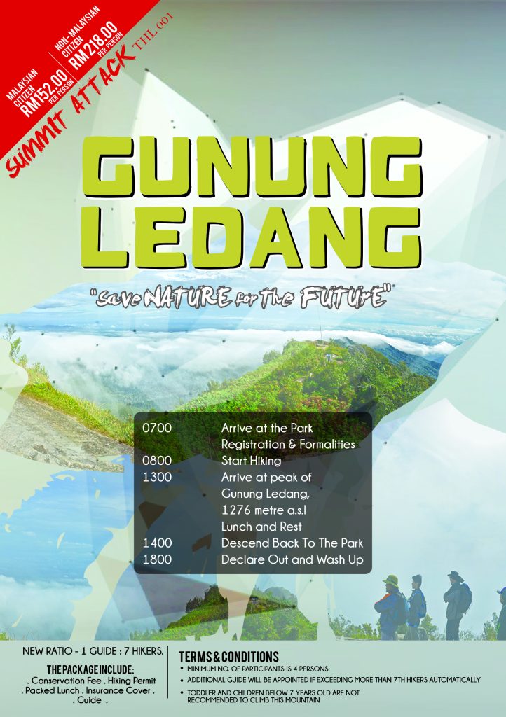 GUNUNG LEDANG PACKAGES - Johor National Parks